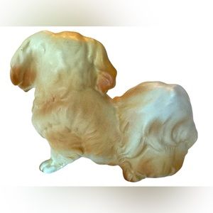 Vintage | Accents | Vintage Pekingese Dog Ceramic Porcelain Statue ...
